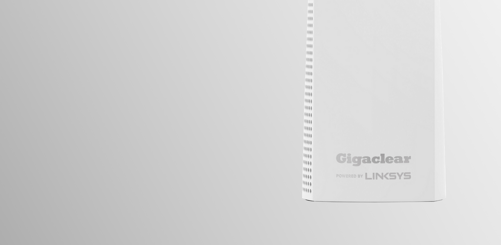 The Gigalear powered by Linksys Router